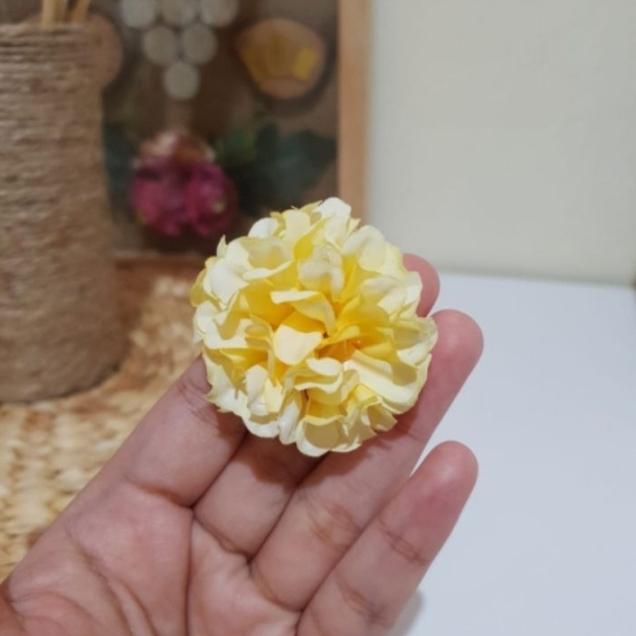 Jual Kepala Bunga Pompom Krisan Kuntum Hidrangea Hydrangea Artificial ...