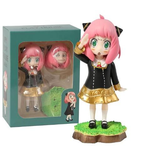 Jual Anime Figure 17cm Anya Forger Spy x Family Figure Replaceable Head ...