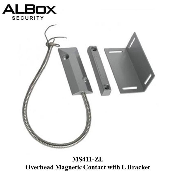 Jual Albox Alarm MS411ZL Overhead Magnetic Contact with Alumunium Case ...