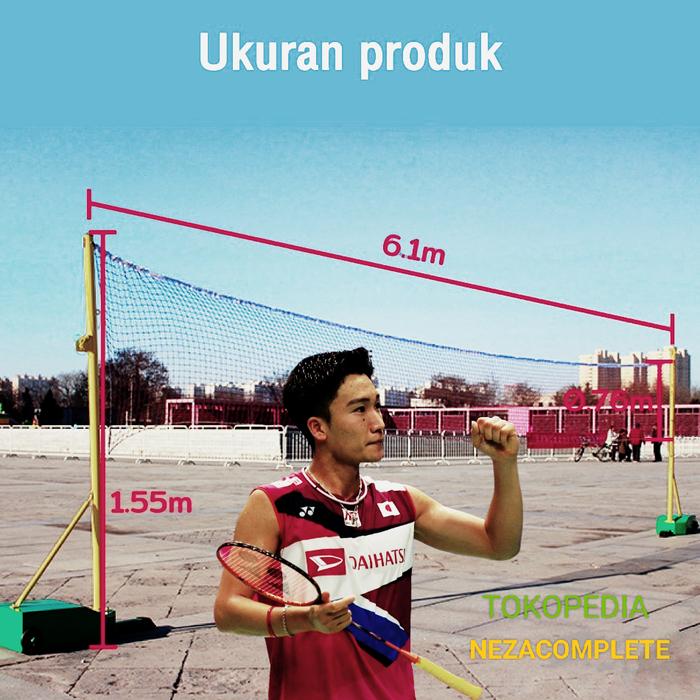 Jual Tiang net badminton bulutangkis bola takraw portable - Kota Bogor ...