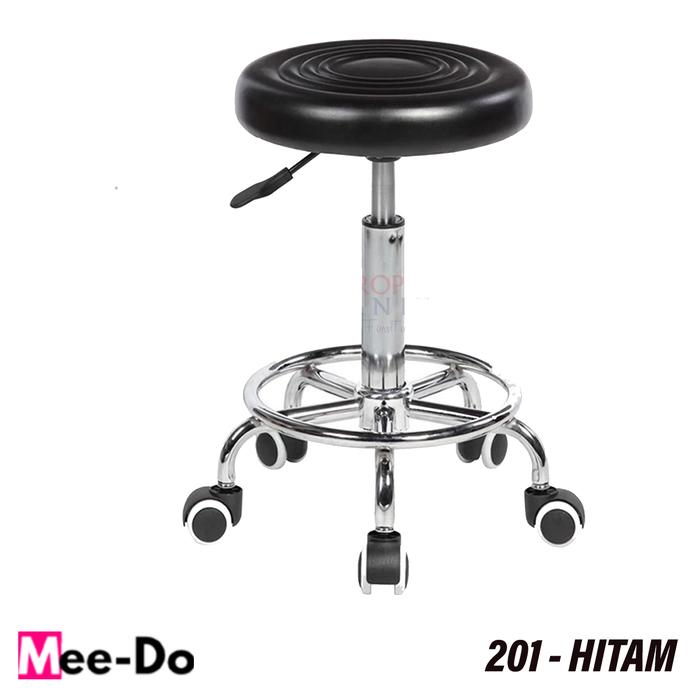 Promo Kursi Salon Hidrolik Bulat / Barstool / Kursi Lab Roda - 201 ...