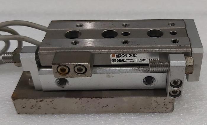 Jual Air slide table cylinder pneumatic MXQ6-30C Stroke 30mm SMC - Kab. Bandung - 2ndMach ...