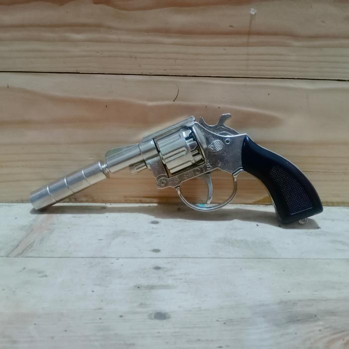 Jual replica pistol cowboy petasan dompis doblis cap gun diecast ...