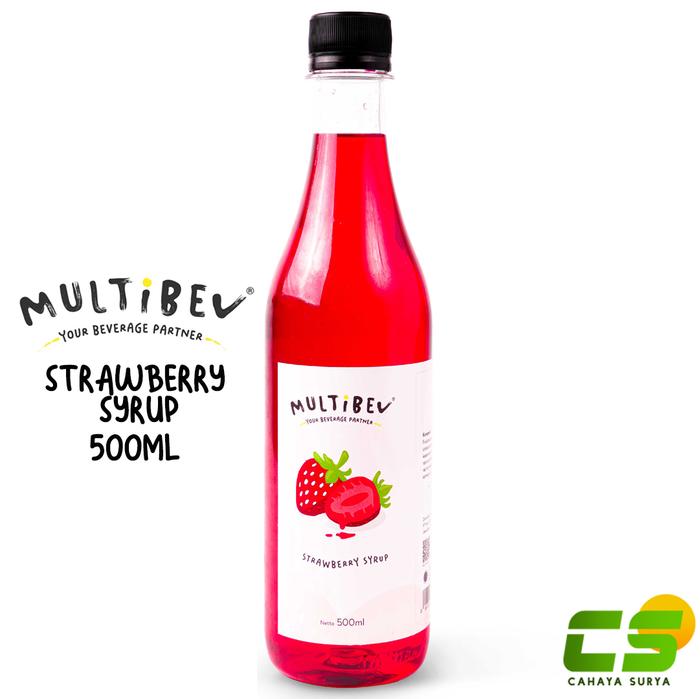 Jual Multibev Sirup / Syrup - Strawberry Syrup 500 ml - Jakarta Timur ...