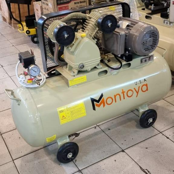 Jual Kompresor angin MONTOYA 2 hp ( pk ) komplit motor compressor D0.17 ...