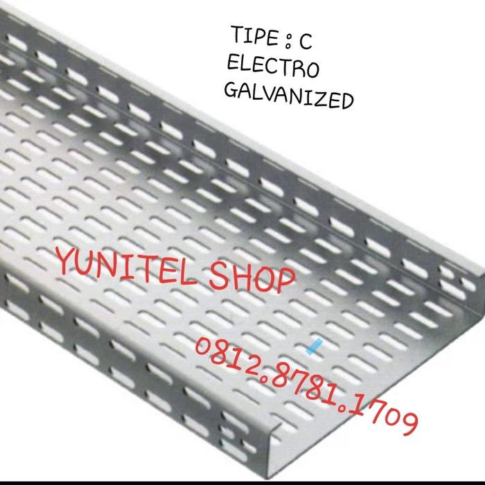 Jual tray cable / kabel tray 100x100x3000mm tipe C electro galvanize ...