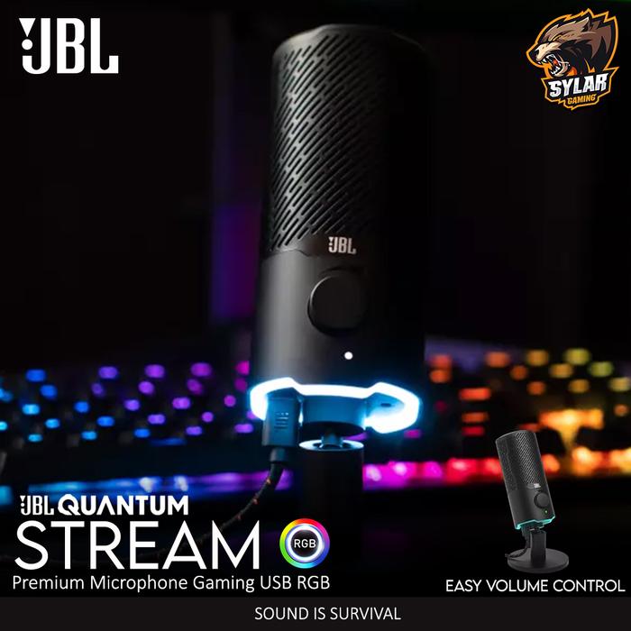 Jual JBL Quantum Stream Dual Pattern USB Condenser Gaming Microphone ...