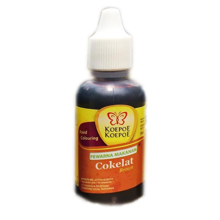 Jual Koepeo koepoe Pewarna Makanan-Food Colouring Koepoe Kopoe - Coklat ...