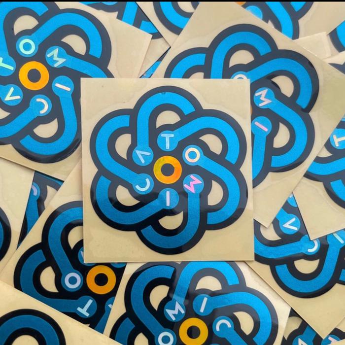 Jual Atomic Logo Sticker | Stiker Logo Atomic | ORIGINAL - Kota ...