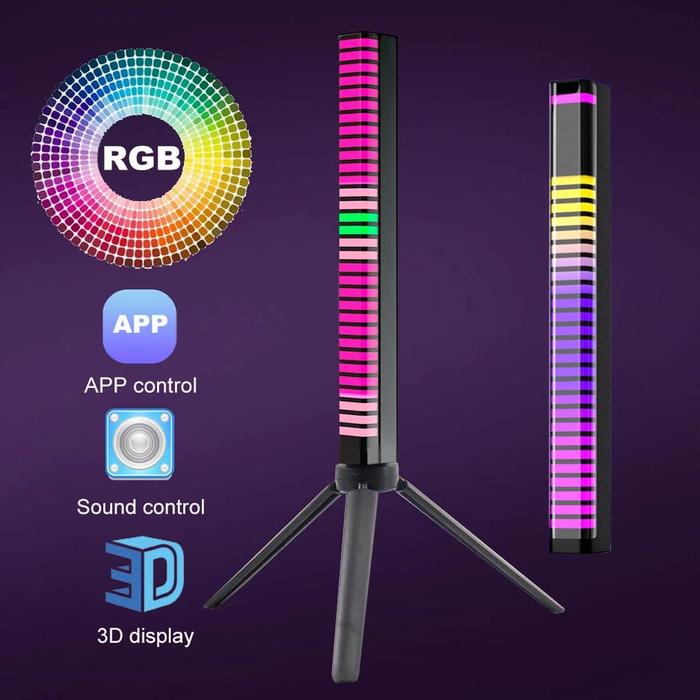 Jual Lampu Bar RGB Strip Spectrum Music Sound Control LED Rythm Lights ...