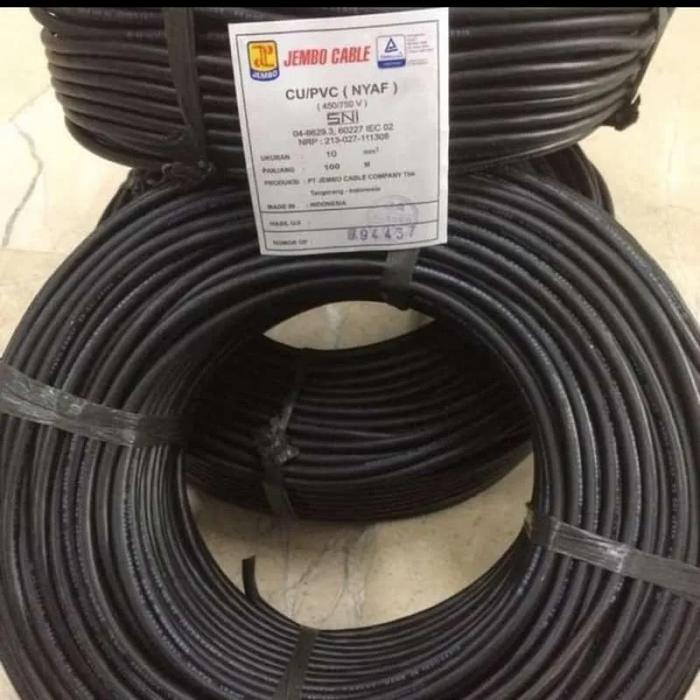 Jual Kabel Listrik Serabut NYAF 10 / 10mm JEMBO Meteran / Eceran SNI ...