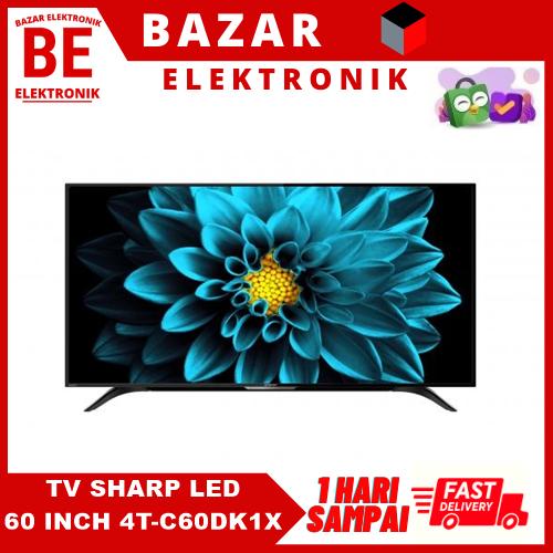 Promo SHARP 4T-C60DK1X SMART ANDROID TV 60 INCH 4K HDR C60DK1 4T C60DK ...