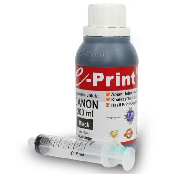 Jual Tinta Refill Canon Eprint 200ml JUMBO Hitam/Tinta E-print Bulk Ink ...