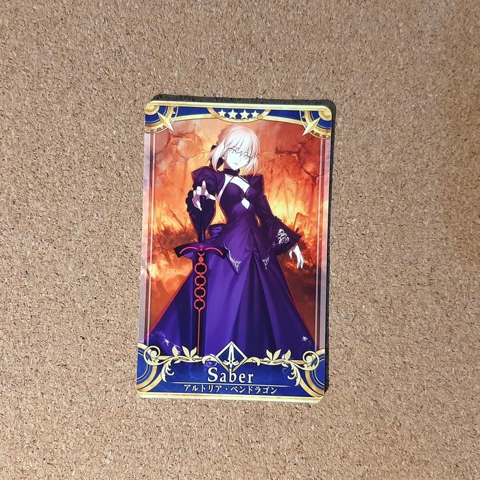 Jual Kartu FGO Fate/Grand Order Arcade Card - Saber Altria Pendragon ...