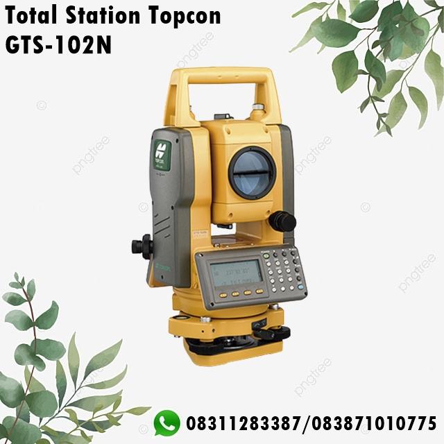 Jual Total Station Topcon GTS 102N / Topcon GTS102N / GTS-102N Baru ...