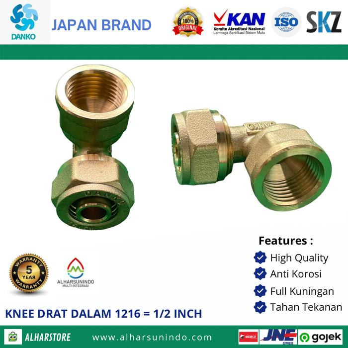 Jual Knee Drat Dalam DANKO/RIFENG Fitting Sambungan Pipa Selang Air ...