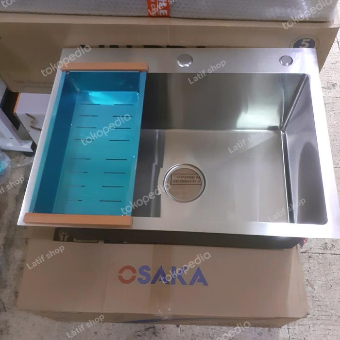 Jual Kitchen sink stainless 6045 / bak cuci piring stainless 1 lubang ...