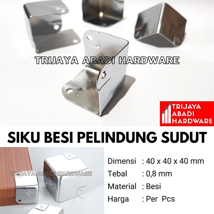 Jual Siku Besi 35 / 40 / 50 MM Pelindung Sudut Meja Table Corner ...