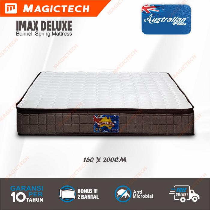 Jual KASUR SPRINGBED AUSTRALIAN PILLO IMAX DELUXE 160 X 200 CM QUEEN ...