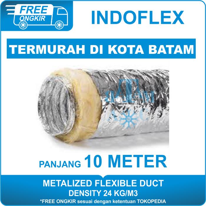 Jual INDOFLEX- METALIZED FLEXIBLE DUCT - INSULASI DUCTING 6 INCH - Kota ...