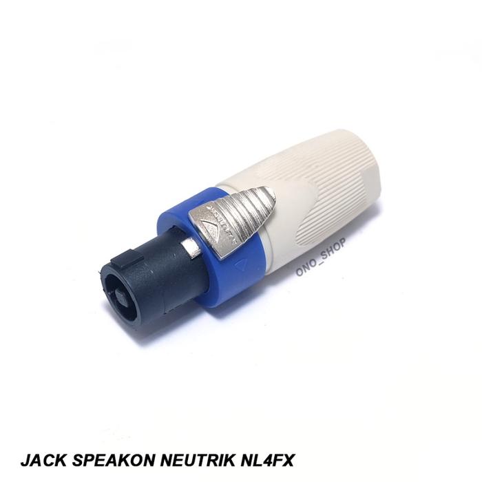 Jual JACK SPEAKON NEUTRIK NL 4 FX/Spikon Neutrik NL4FX Putih - Jakarta ...