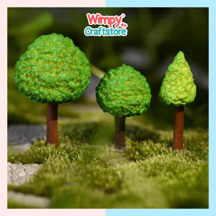 Jual Miniature Pohon Maket Arsitek Hiasan Taman Kecil Terrarium ...