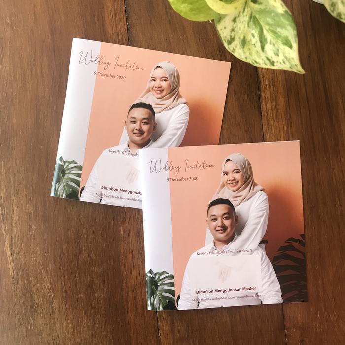 Jual Cetak Undangan Pernikahan Pakai Foto Full Color - Kab. Bondowoso ...