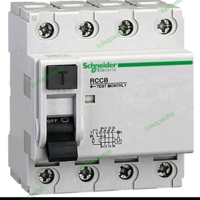 Jual ELCB RCCB SCHNEIDER ID 4P 100A 300MA ORIGINAL - Jakarta Pusat ...