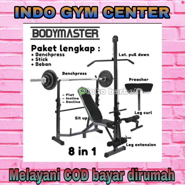 Jual Benchpress plus stik dan beban 40 kg Bench Press - Kab. Jember ...