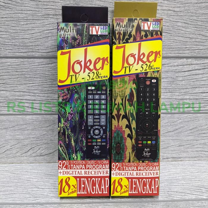 Jual Remot TV Multi / Remote TV Universal JOKER - Kota Tangerang ...