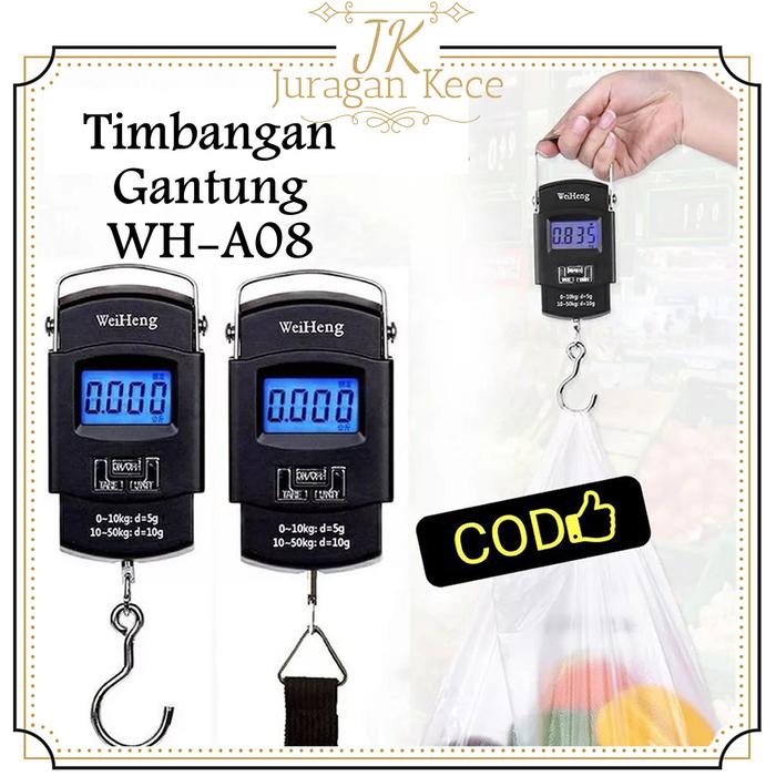 Jual Timbangan Gantung Digital 50kg WH-A08 Weiheng Portable Scale - Kota Tangerang - JURAGAN ...