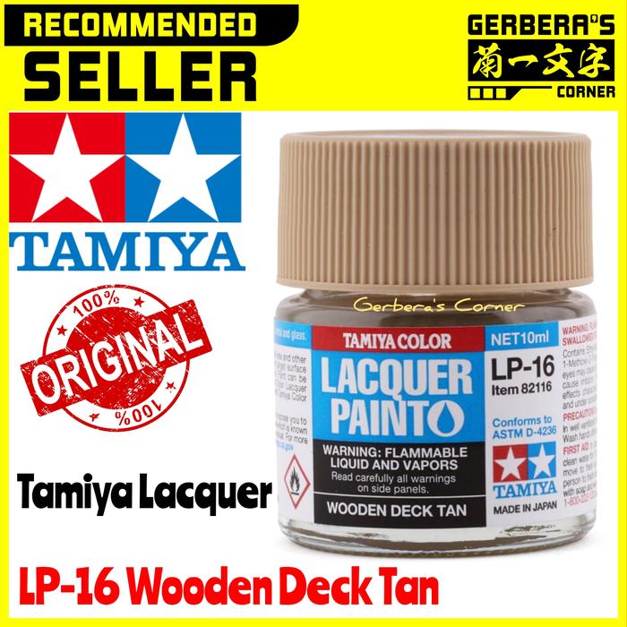 Jual Tamiya Lacquer LP-16 LP16 Wooden Deck Tan Cat Gundam Model Kit Ori ...
