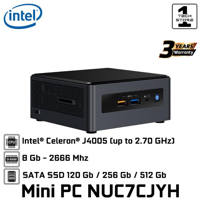 Jual Mini PC Intel NUC7CJYH |NUC|Celeron Quadcore J4005 - 8GB, 120GB ...
