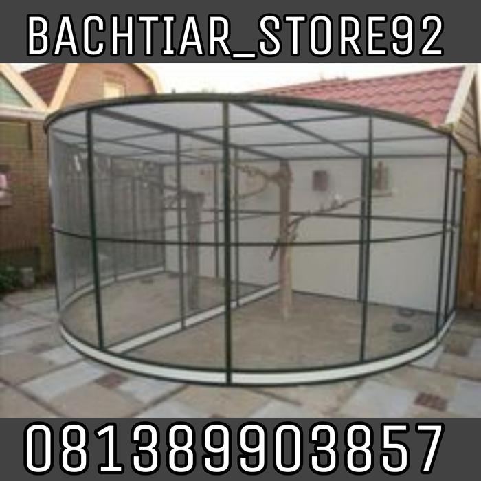 Jual KANDANG AVIARY BURUNG UNIK BESI OUTDOOR MODEL OVAL - Kab. Bogor ...
