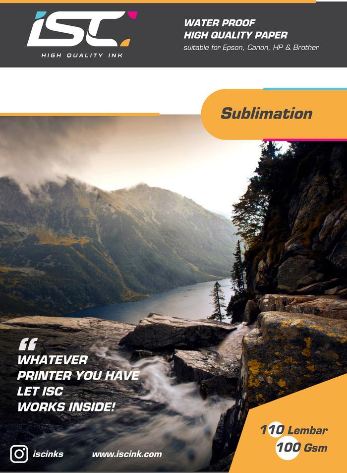 Jual Kertas sublimasi ISC 110gsm - Jakarta Barat - Official Isc-ink ...