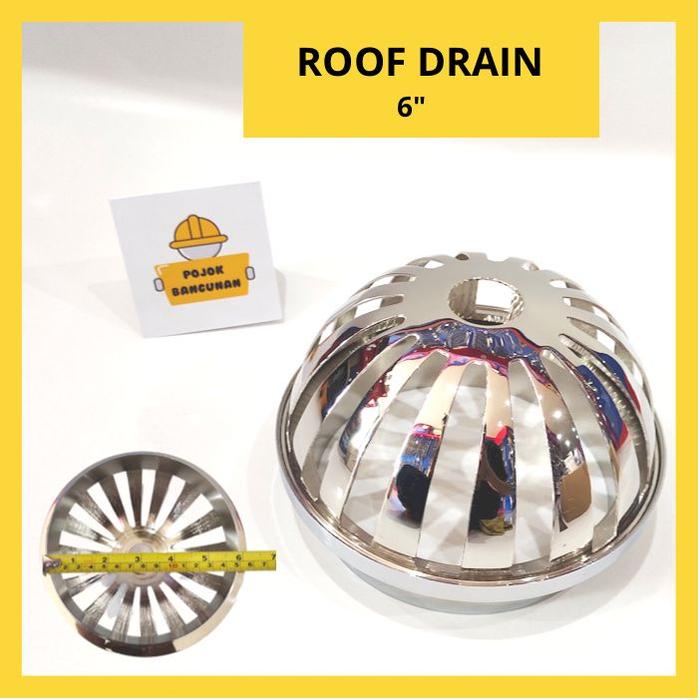 Jual Roof drain Saringan Talang Dak Ukuran 6 inch - RD 6 inch - Kab ...