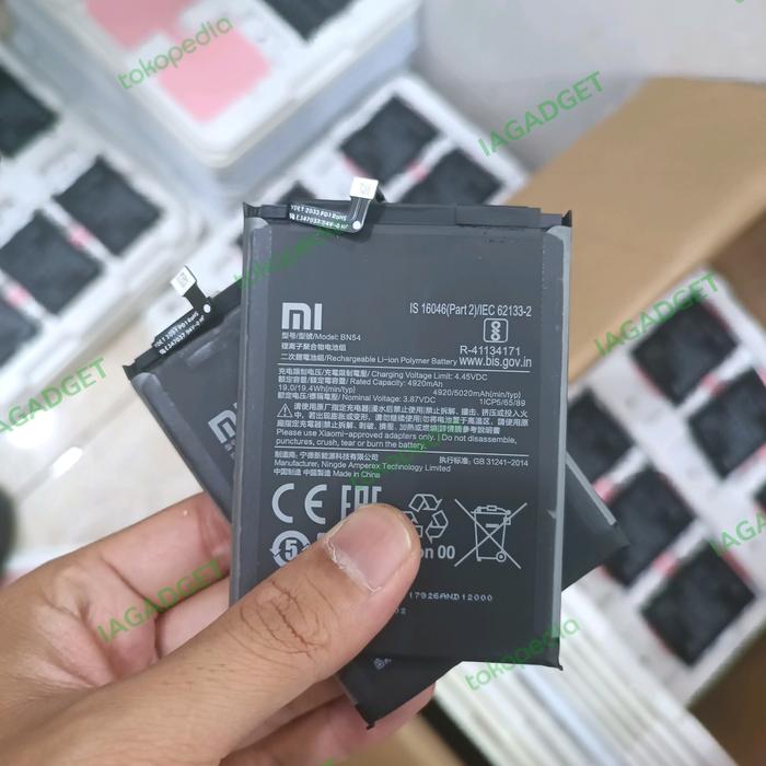Jual Baterai batre copotan xiaomi Redmi note 9 Redmi 9 BN54 kondisi 99% ...