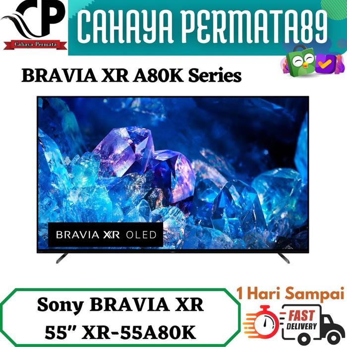 Promo SONY BRAVIA XR 55A80K 4K HDR GOOGLE TV 55 INCH A80K OLED SONY XR55A80K Cicil 0% 3x ...