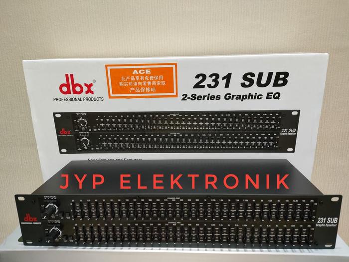 Jual Equalizer DBX 231 Plus SUB / DBX 231 + SUB / DBX 231 SUB GRADE A+ - Jakarta Utara - JYP ...