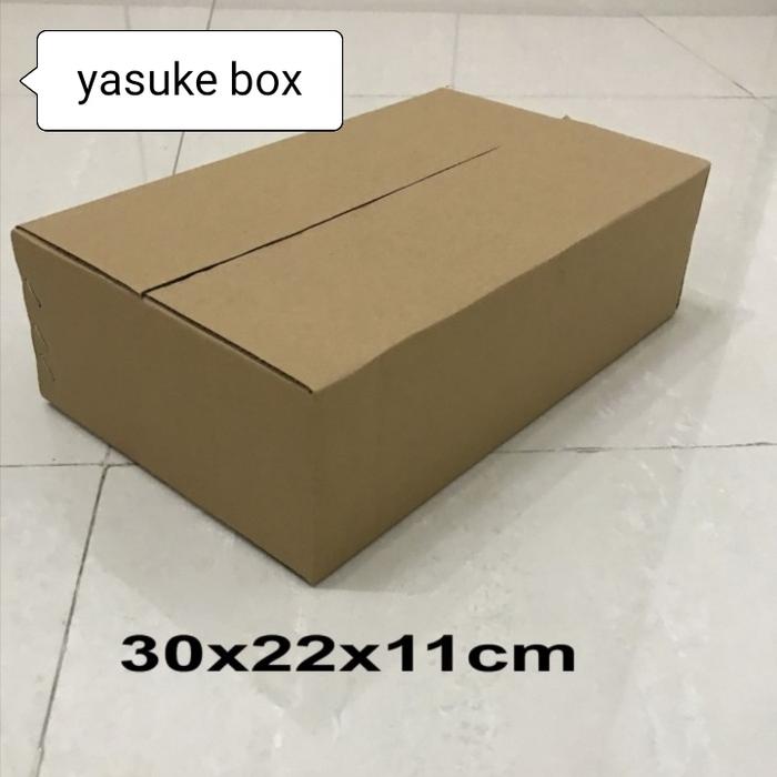 Jual karton/kardus box UK.30x22x11cm single wall.luar dalem polos dus ...