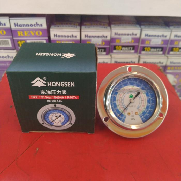 Jual Low Pressure Gauge Hongsen HS-OG-1.8L 260 Psiv - Jakarta Barat ...