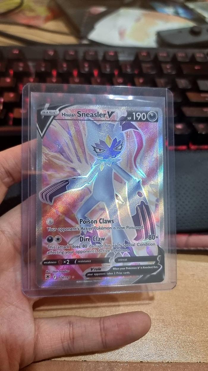 Jual Hisuian Sneasler V - 174/189 - Full Art Ultra Rare Sword & Shield ...