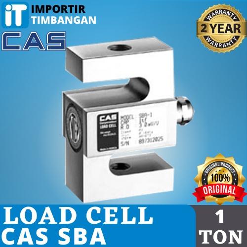 Jual Loadcell Sensor Timbangan Digital CAS SBA 1 TON Load Cell SBA 1 ...