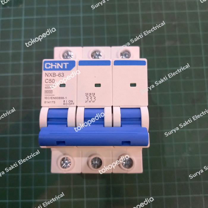 Jual MCB Chint DZ47-60 / eB 3P 4,5kA (1A 2A 4A 50A 63A) bukan schneider - Jakarta Pusat - Surya ...