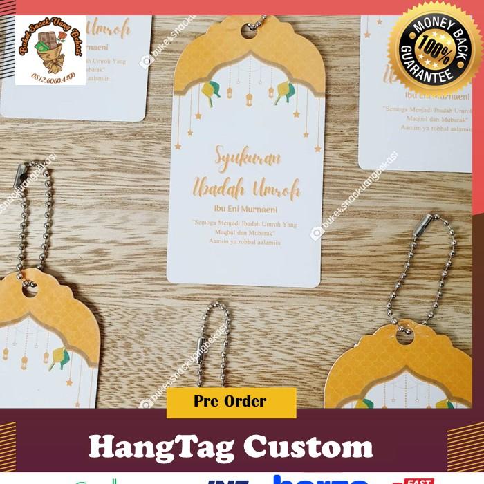 Jual Cetak HangTag Hang Tag Label Custom Hampers Satuan Paket - Kota ...