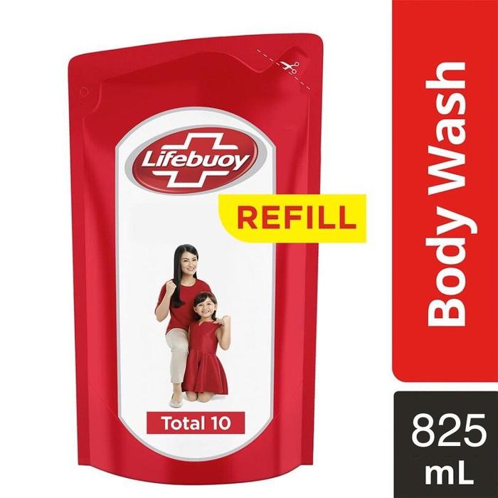 Lifebuoy Sabun Cair Total 10 Refill 850Ml - Rp45.600