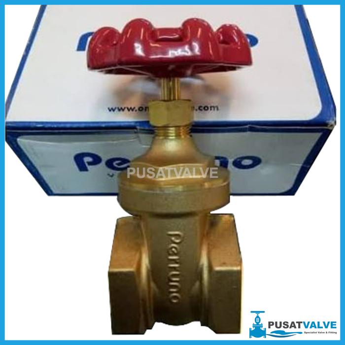 Jual Gate Valve Perruno 3/4” Bahan Kuningan - Jakarta Barat ...
