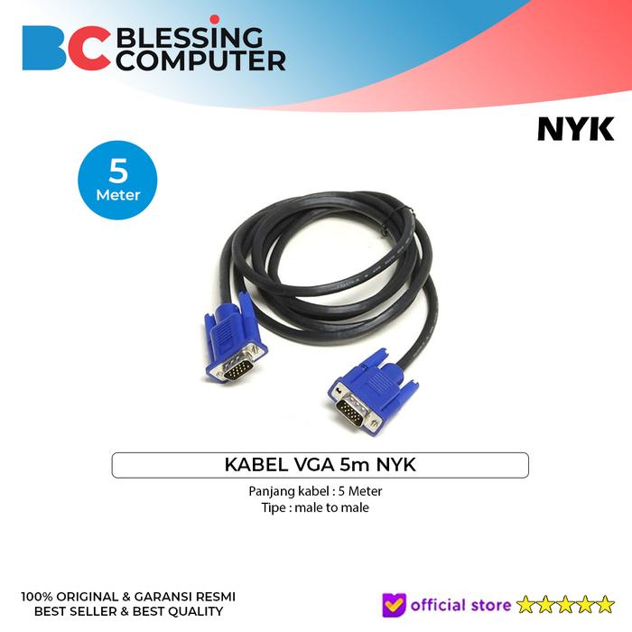 Jual KABEL VGA 5meter NYK - Kota Denpasar - Blessing Computer Bali ...