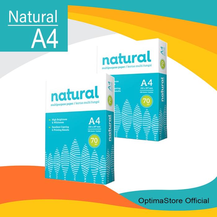 Jual Kertas HVS Natural Multipurpose Paper A4/70Gsm - Kota Pekanbaru ...