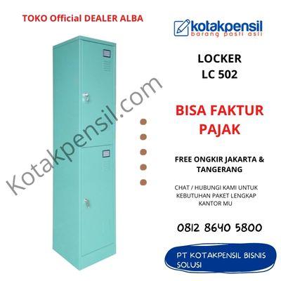 Jual Locker Alba LC 502 2 Pintu Lemari Loker Besi Free Ongkir Jakarta ...